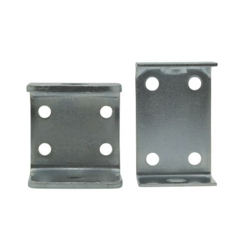 Heavy Furniture Mounting Brackets 6Pcs Black Straight Brackets Heavy